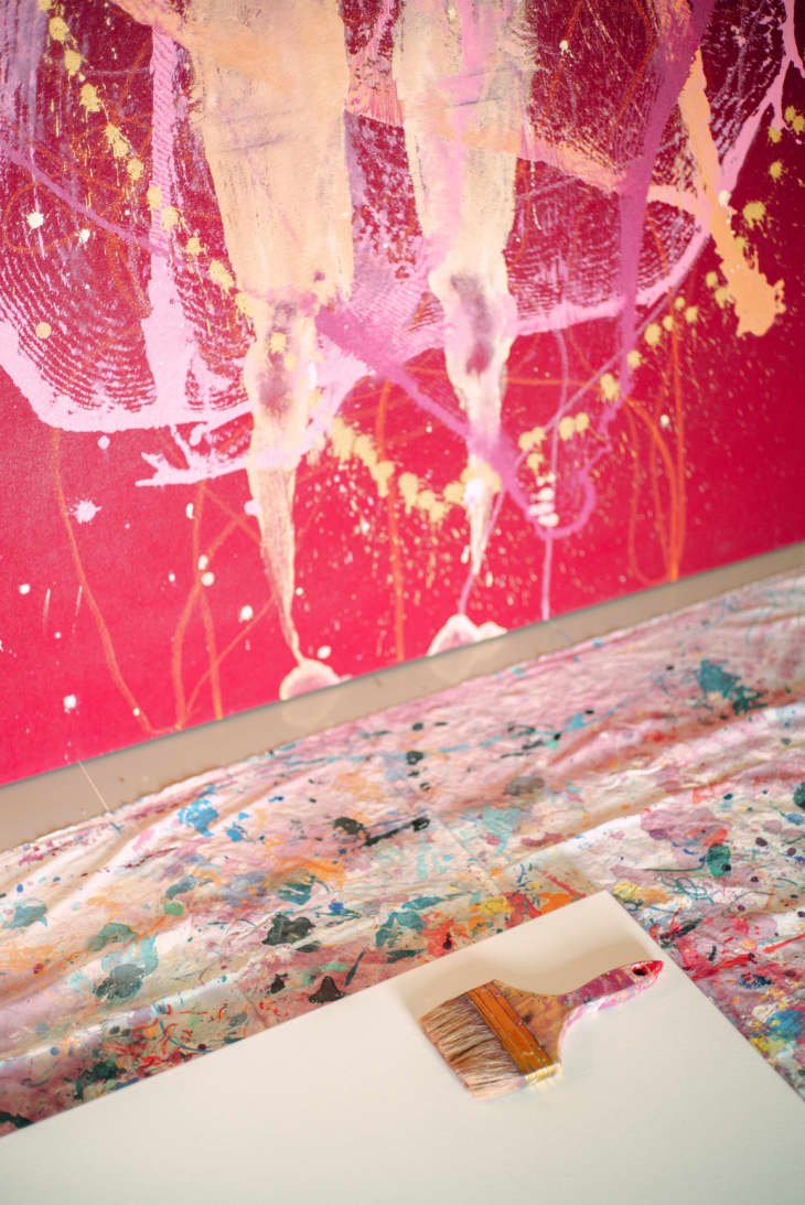 Why I Love Splatter Paint Walls | Apartment Therapy