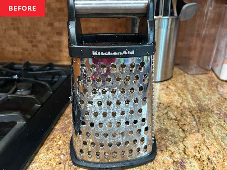 This Is the Smartest Way to Clean Your Cheese Grater | The Kitchn