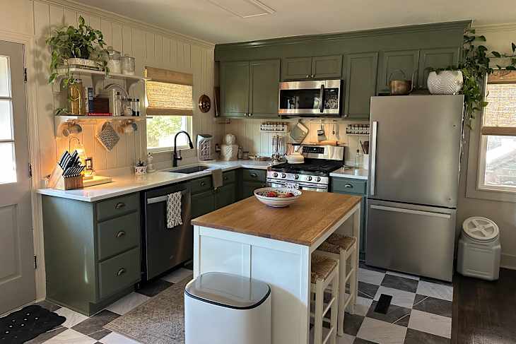 Before & After: A “Cramped” Kitchen Gets a Whimsical Makeover | The Kitchn