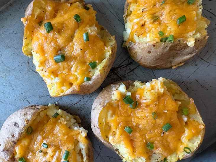 I Tried the Viral Cottage Cheese Twice-Baked Potatoes | The Kitchn