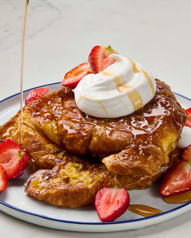 Croissant French Toast Recipe (So Crispy!) | The Kitchn