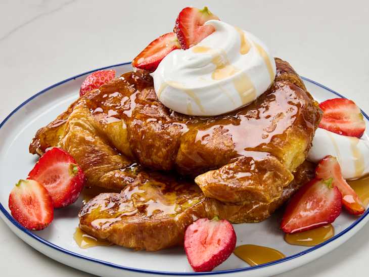 Croissant French Toast Recipe (So Crispy!) | The Kitchn