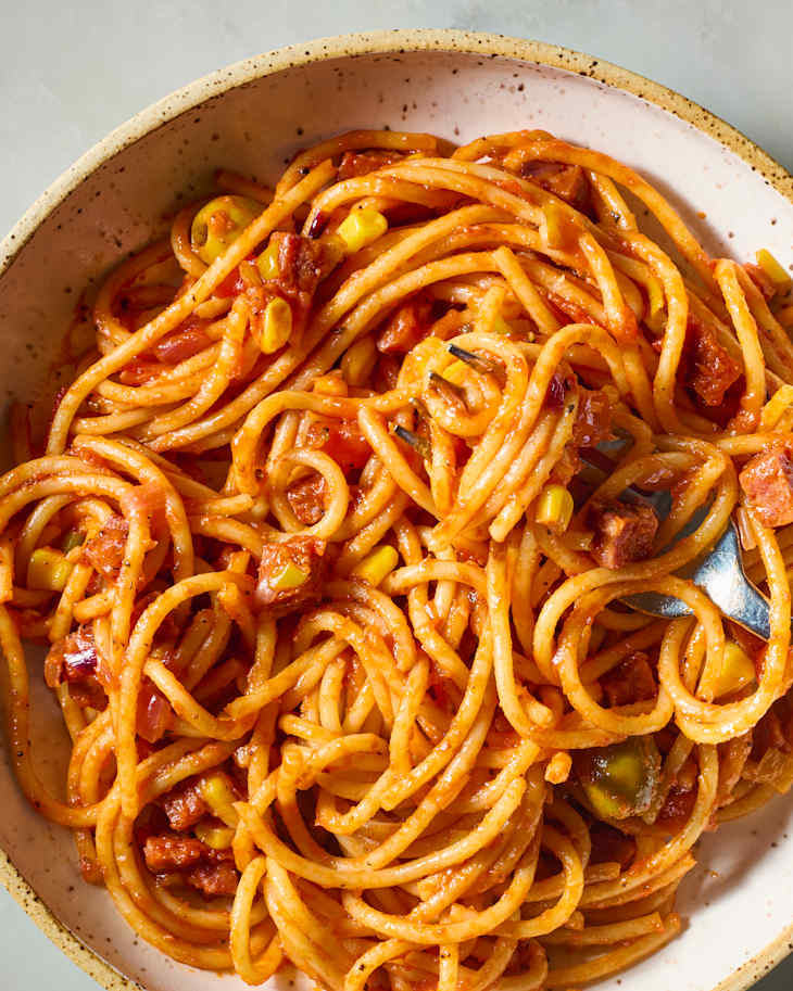 Dominican Spaghetti Recipe (Espaguetis Dominicanos) | The Kitchn