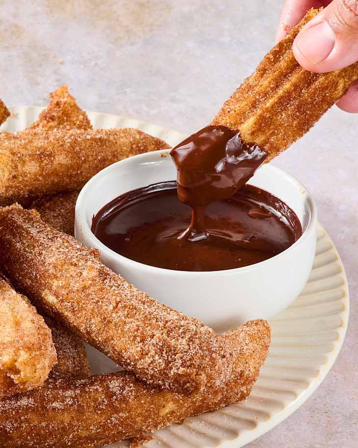 Churros Recipe (with Chocolate Sauce) | The Kitchn