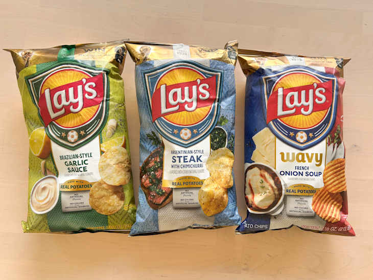 I Tried Lay's 3 Limited-Edition Flavors for the World Cup | The Kitchn