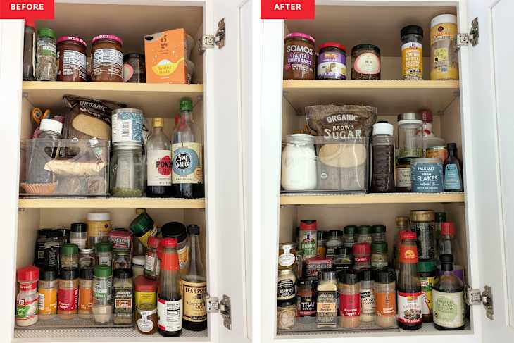 I Decluttered My Messy Spice Cabinet with the "Chaos Method” | The Kitchn