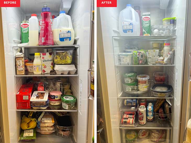 This Pro Organizer’s $7 Storage Trick Transformed My Fridge | Apartment ...