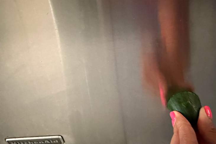I Tried Using a Cucumber to Clean My Stainless Steel Appliances | The ...