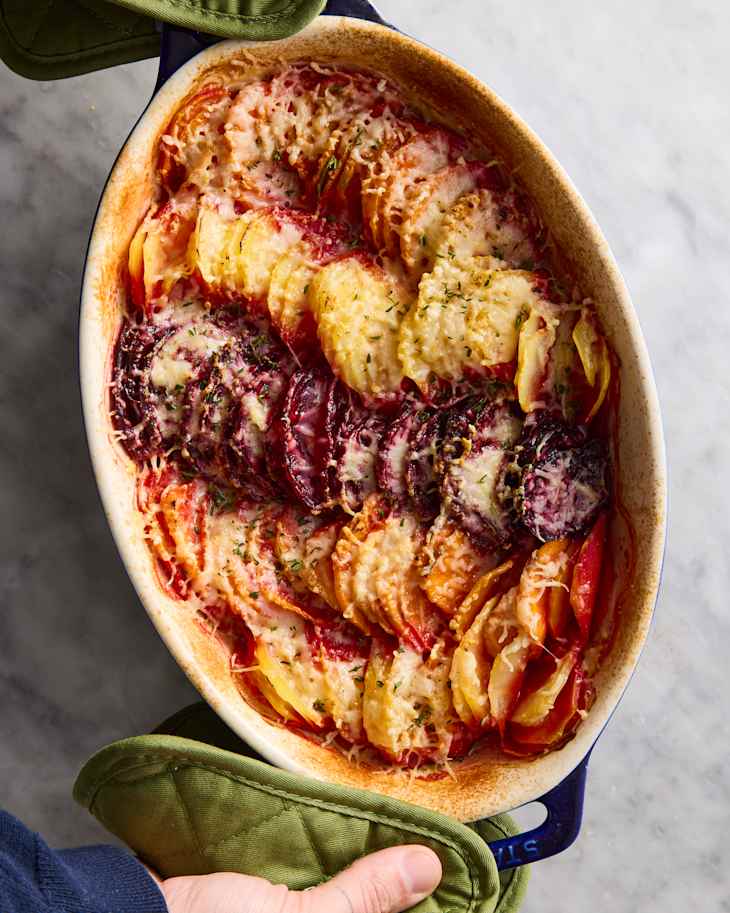 Rainbow Vegetable Gratin Recipe | The Kitchn