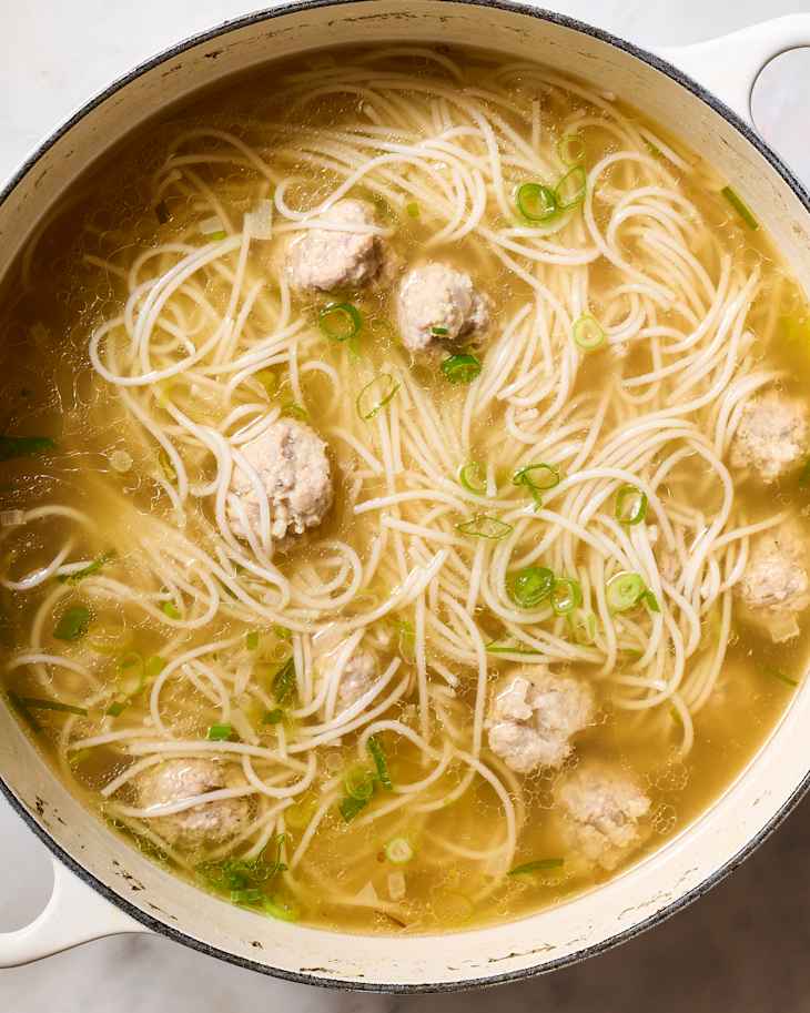 Almondigas Recipe (Filipino Meatball Noodle Soup) | The Kitchn