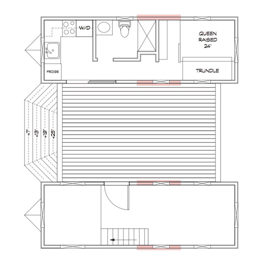 Two Tiny Houses Combined - Ohana Double Build Photos | Apartment Therapy