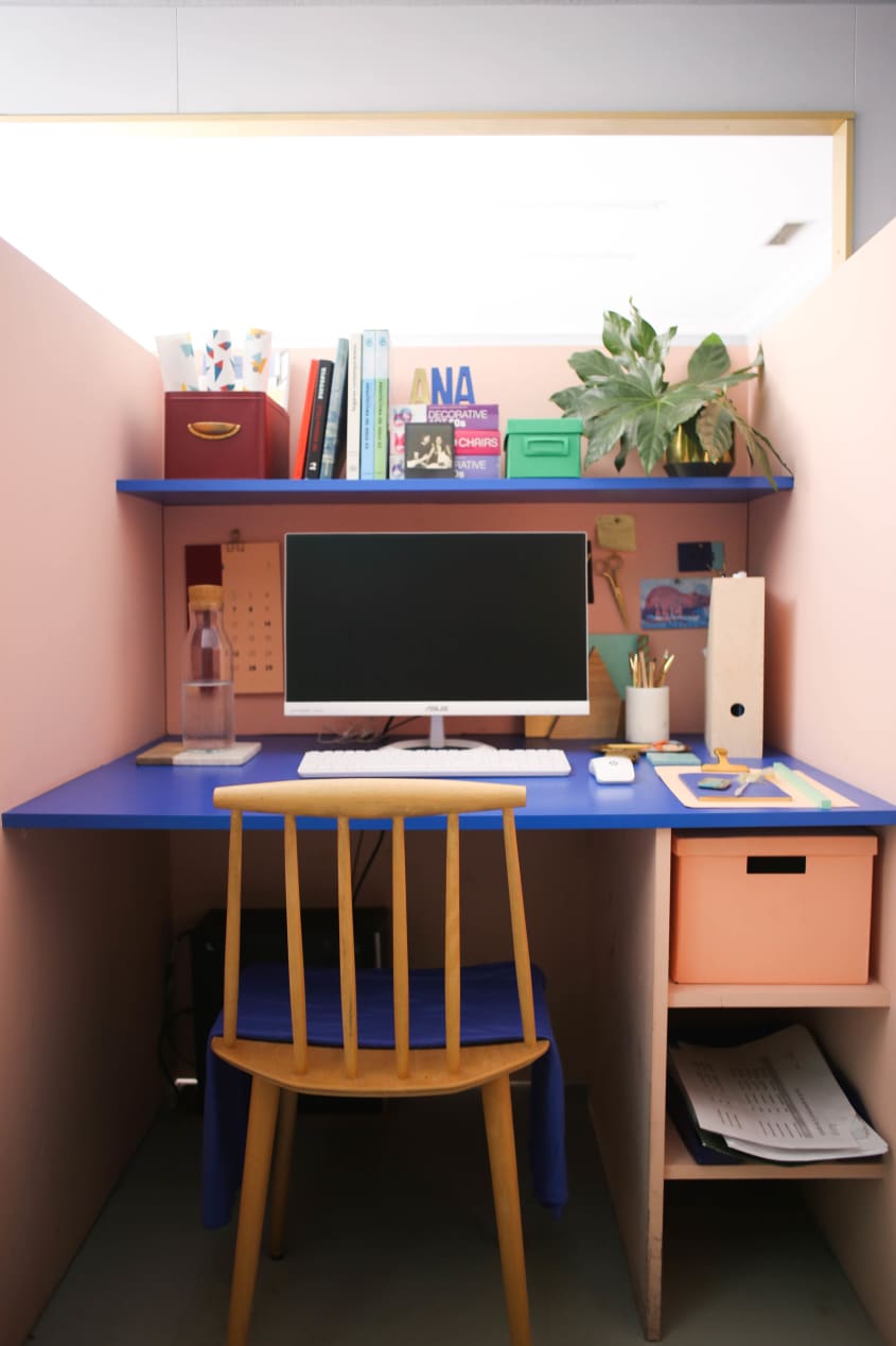 Workspace Tour: A Color-Shifting Interior Design Studio | Apartment Therapy