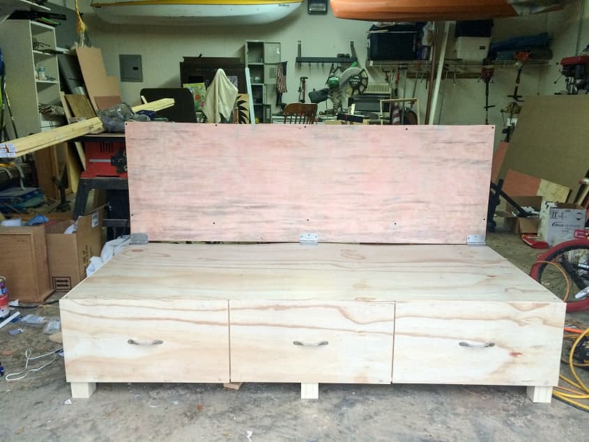 DIY Storage Futon Tutorial | Apartment Therapy