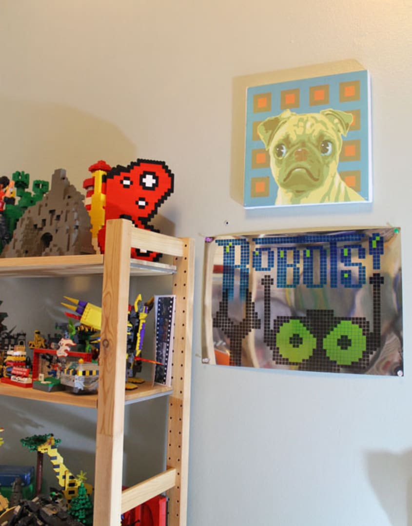 Bert & David’s LEGO Loving Style | Apartment Therapy