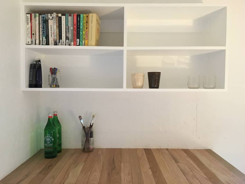 An 85-Square-Foot Backyard Studio Built from Scratch | Apartment Therapy