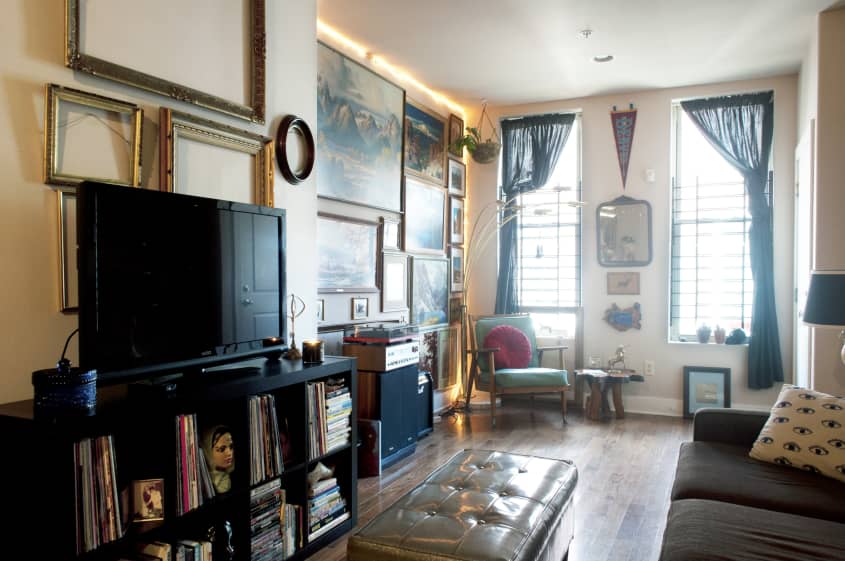 House Tour: A Dark & Eclectic Philadelphia Home | Apartment Therapy