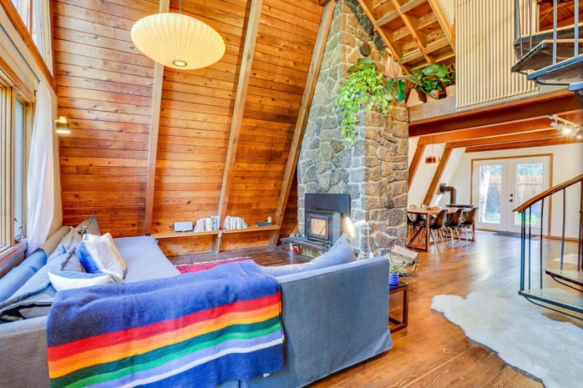 An Amazing A-Frame Restoration | Apartment Therapy