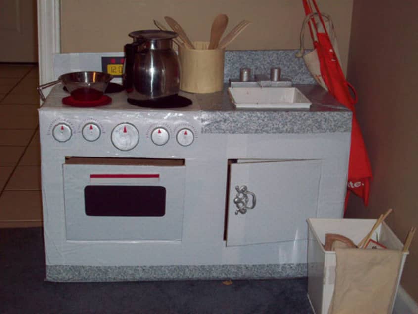 Before & After: Chair Turned Play Kitchen (Believe It.) | Apartment Therapy