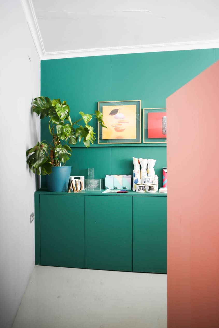 Workspace Tour: A Color-Shifting Interior Design Studio | Apartment Therapy