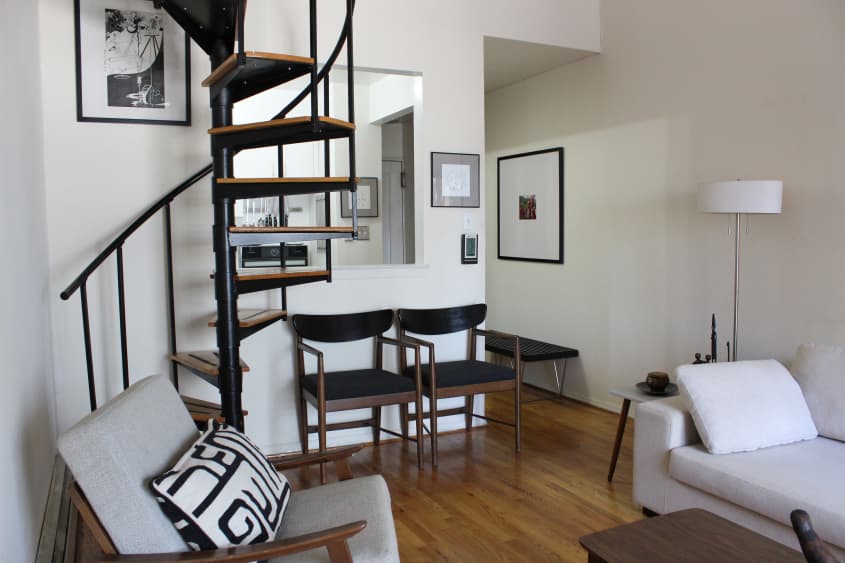 House Tour: A 525 Square Foot Vintage Modern Bronx Loft | Apartment Therapy