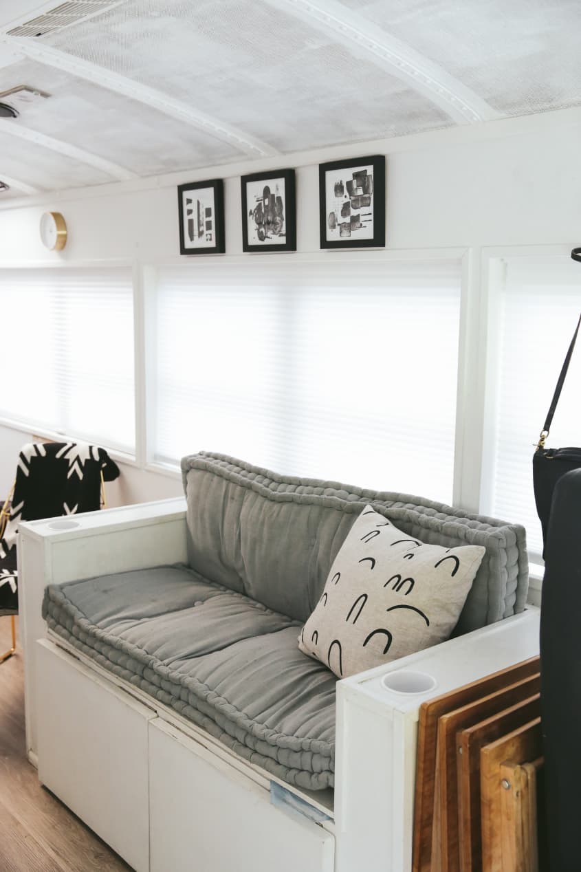 House Tour: The Mayes Team School Bus Conversion | Apartment Therapy