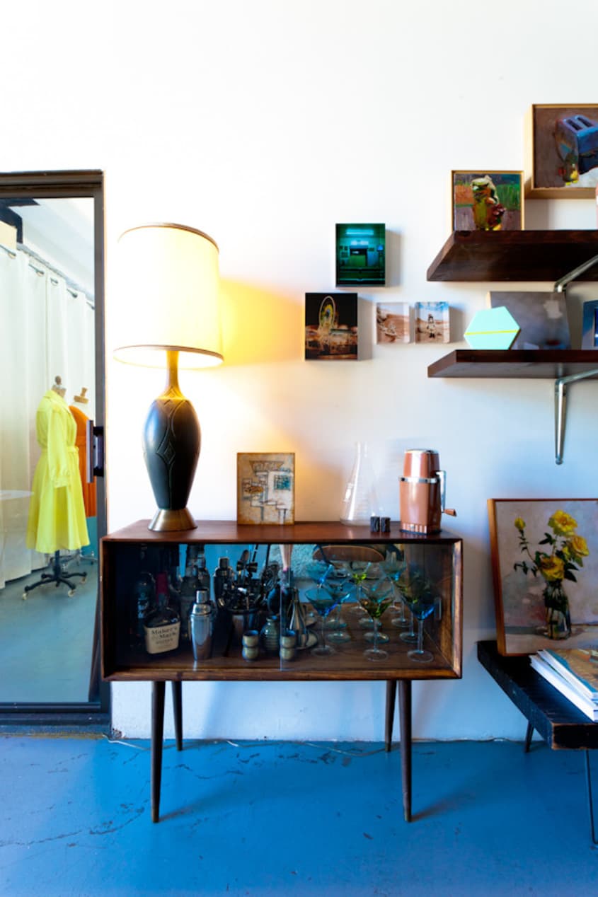 Kelly’s Retro Artist Loft in Downtown LA | Apartment Therapy
