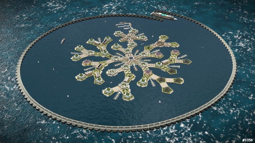 Seasteading Floating City Island Project Homes On Water | Apartment Therapy