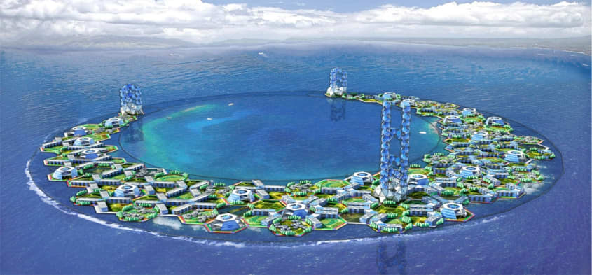 Seasteading Floating City Island Project Homes On Water | Apartment Therapy