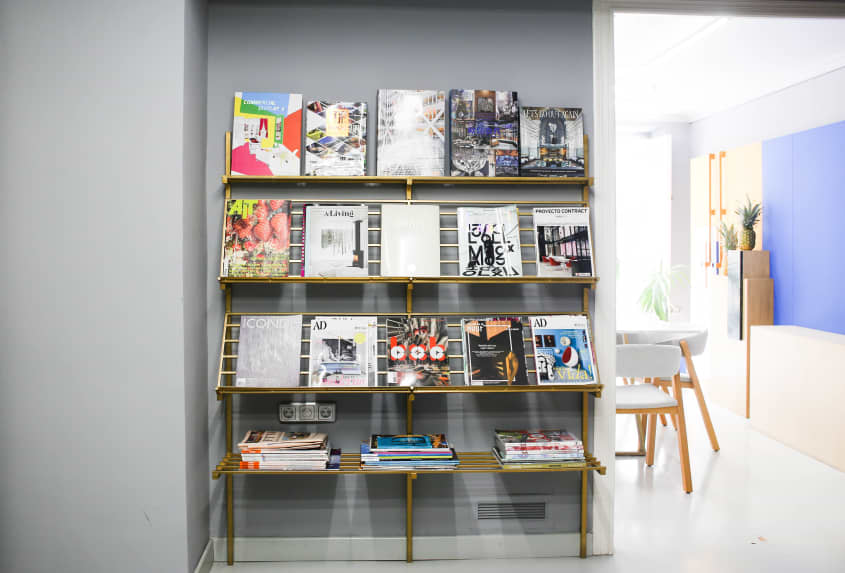 Workspace Tour: A Color-Shifting Interior Design Studio | Apartment Therapy