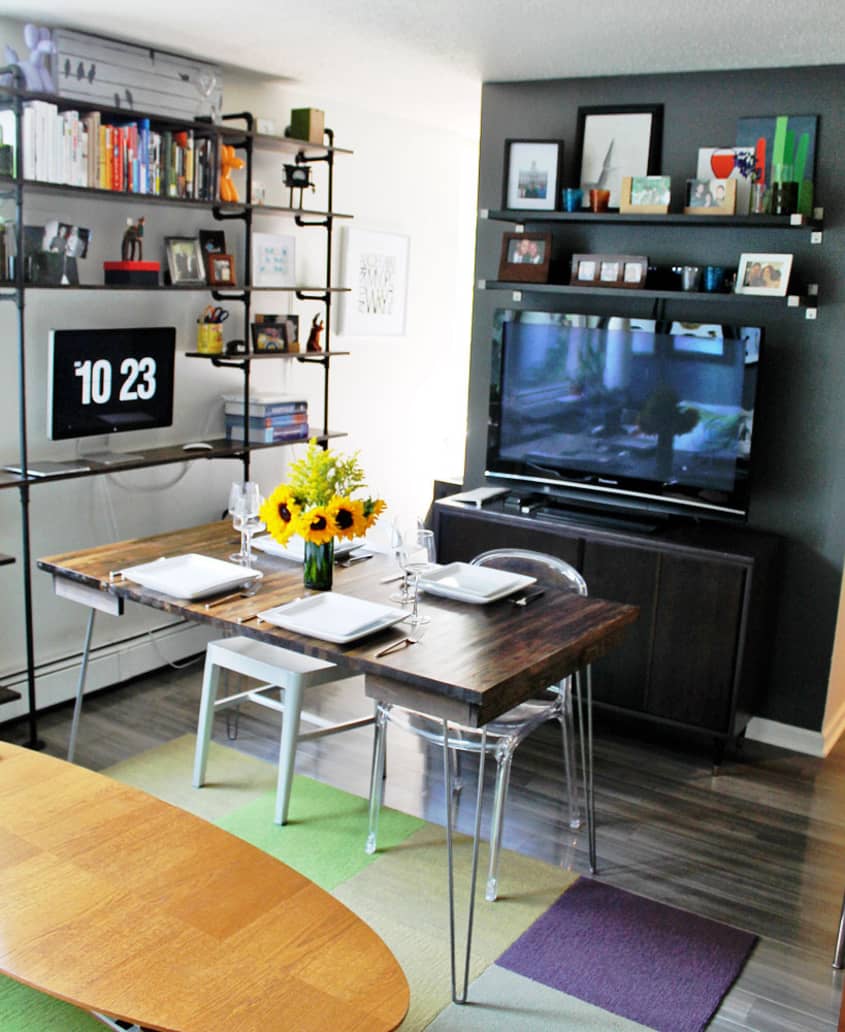 House Tour: A Couple Shares a 420 Square Foot Home | Apartment Therapy