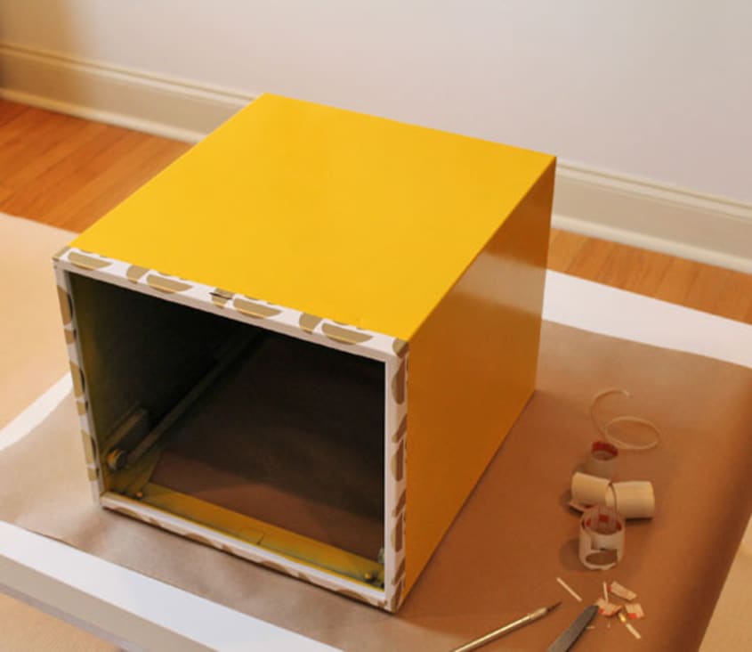 Before & After: File Box Goes for the Gold | Apartment Therapy