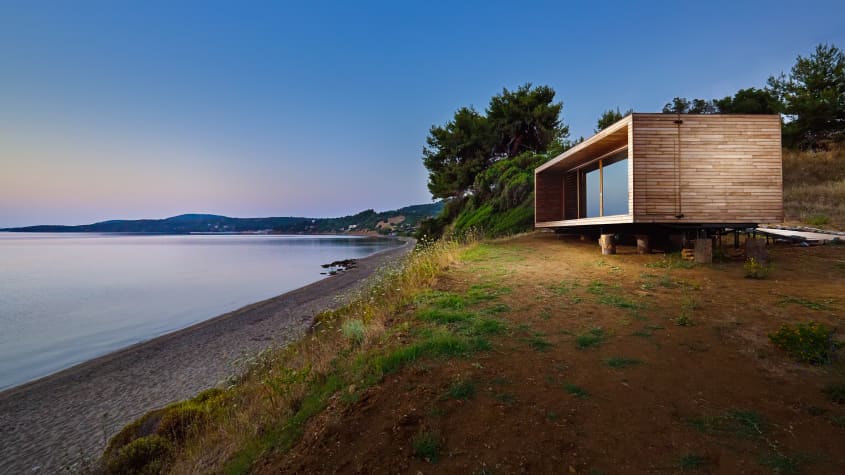 Tiny House Greece Vacation Rental Private Beach | Apartment Therapy