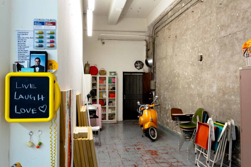 Kelly’s Retro Artist Loft in Downtown LA | Apartment Therapy