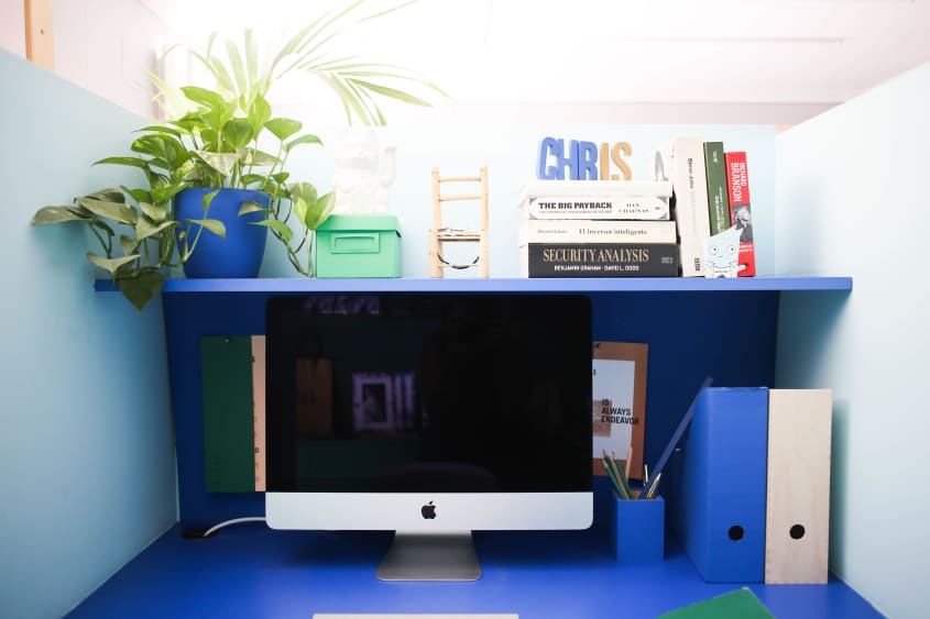 Workspace Tour: A Color-Shifting Interior Design Studio | Apartment Therapy