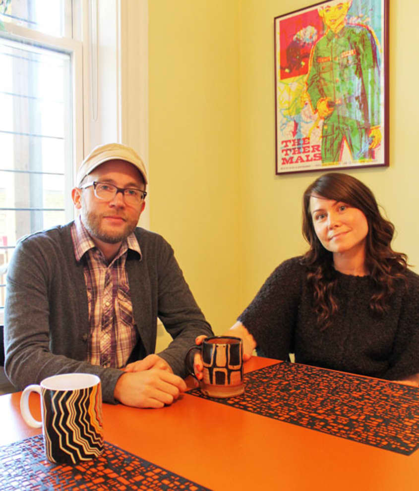 Steve & Stacey’s Vintage-Inspired DIY Modern Apartment | Apartment Therapy