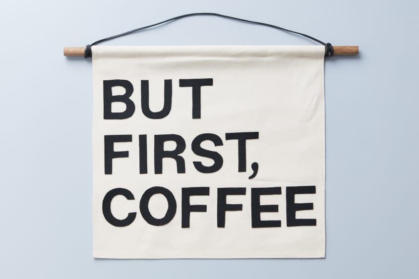 How to Make a Buzz-Worthy Hanging Wall Banner | Apartment Therapy