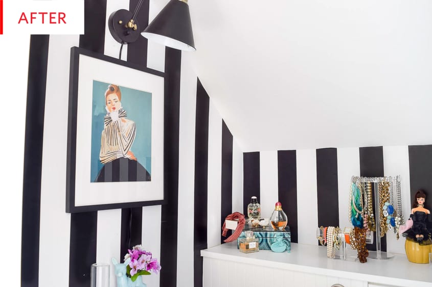 Statement Murals Transformed These 5 Rooms, Starting with a Fun $10 ...