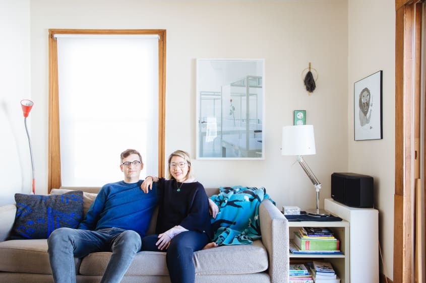 House Tour: A Creative Couple's Modern, Textured Home | Apartment Therapy