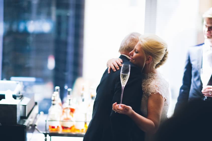 Real Weddings: Intimate Rooftop Wedding in NYC | Apartment Therapy