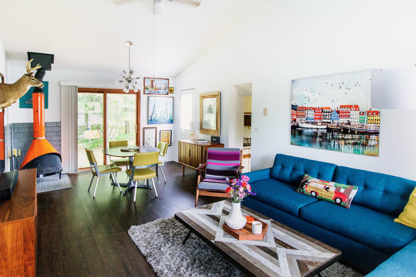 Mid-Century Modern Cute Cottage Cabin Tour | Apartment Therapy