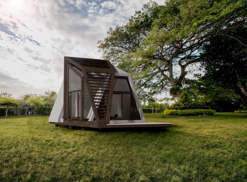 This Uniquely Shaped Tiny Home Comes Fully Assembled | Apartment Therapy