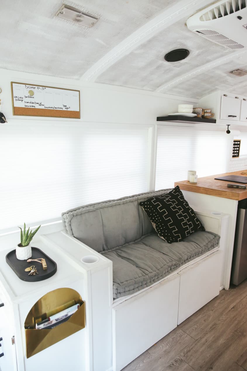 House Tour: The Mayes Team School Bus Conversion | Apartment Therapy