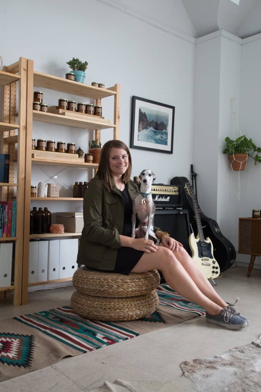 The Sunny Sweet-Scented Studio of P.F. Candle Co | Apartment Therapy