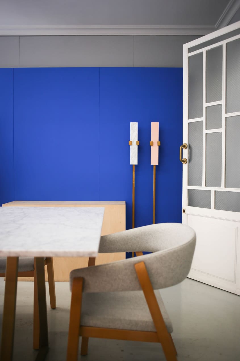 Workspace Tour: A Color-Shifting Interior Design Studio | Apartment Therapy