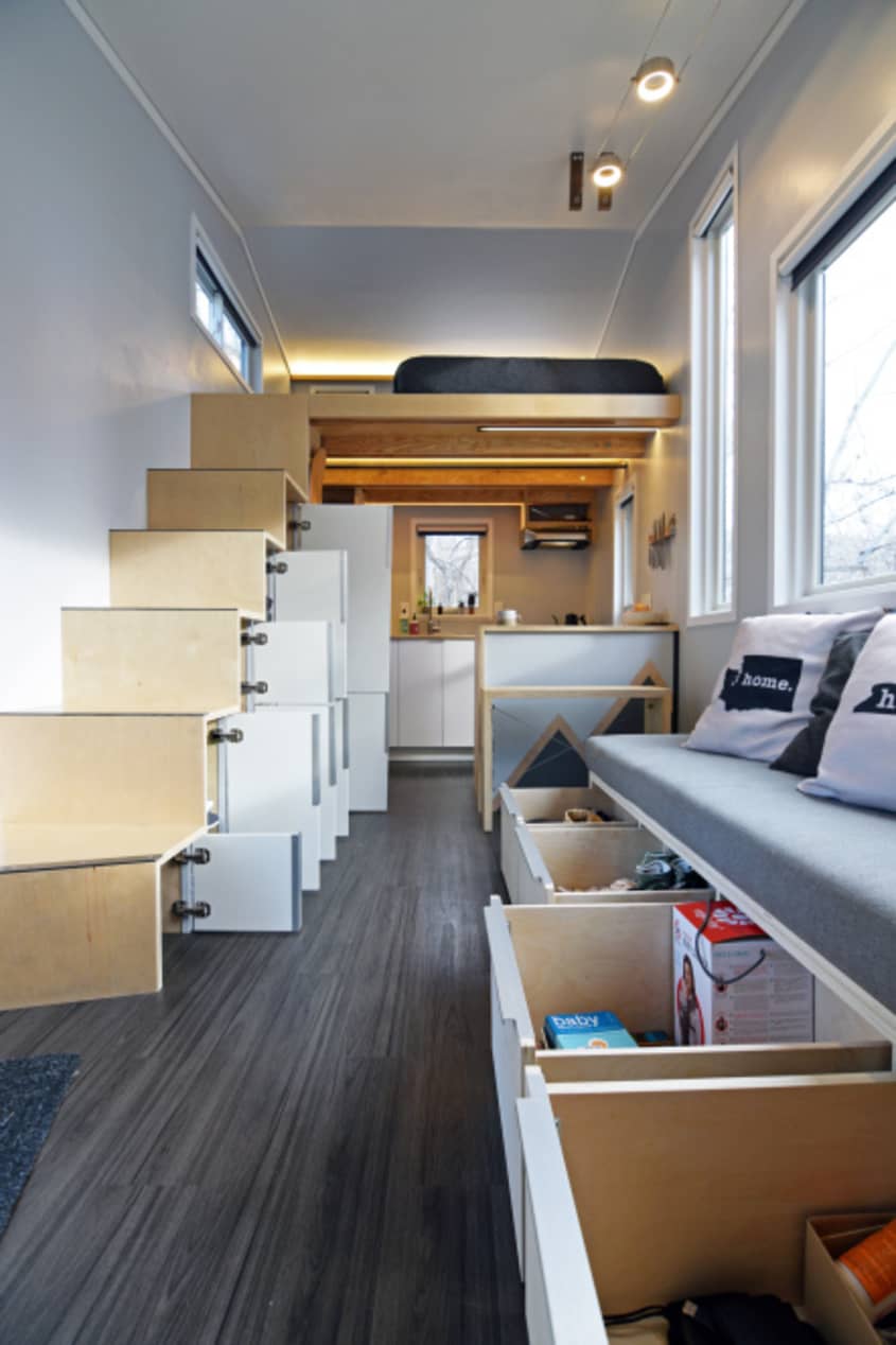 Tiny House New Family Baby Proof DIY Photos | Apartment Therapy