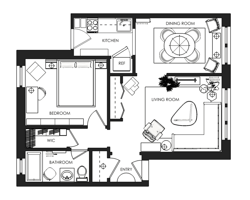 Small House Tour: A 550-Square-Foot Chicago Apartment | Apartment Therapy