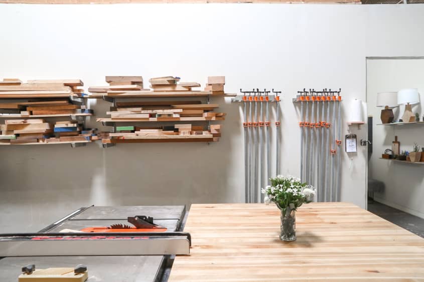 A Woodworker’s Wonderful Studio in Downtown LA | Apartment Therapy