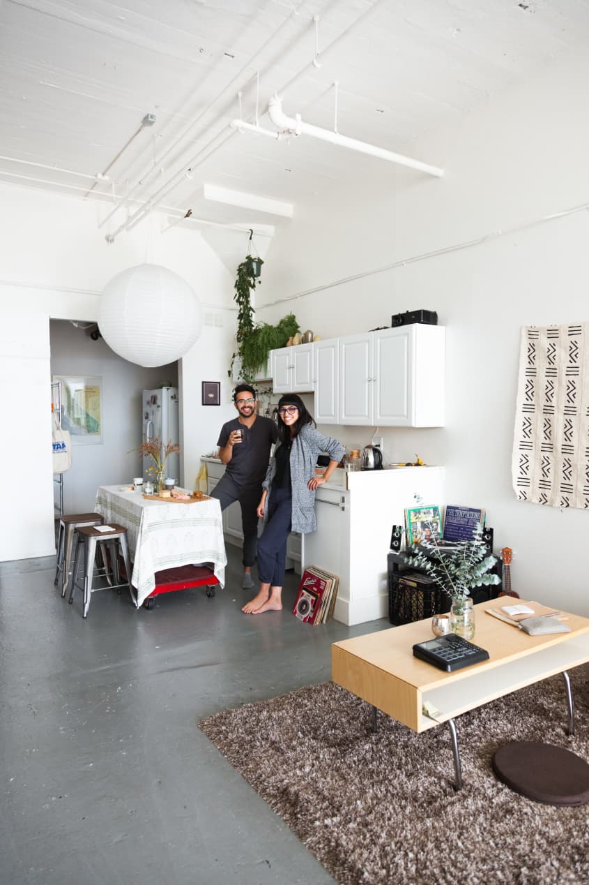 House Tour: A Sunny and Minimal One-Room East Bay Loft | Apartment Therapy