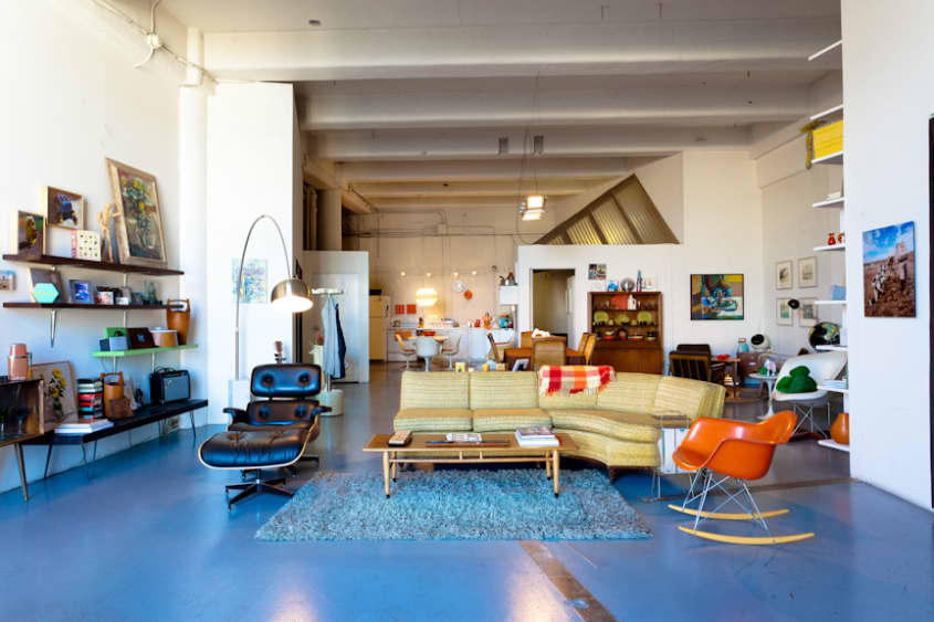 Kelly’s Retro Artist Loft in Downtown LA | Apartment Therapy
