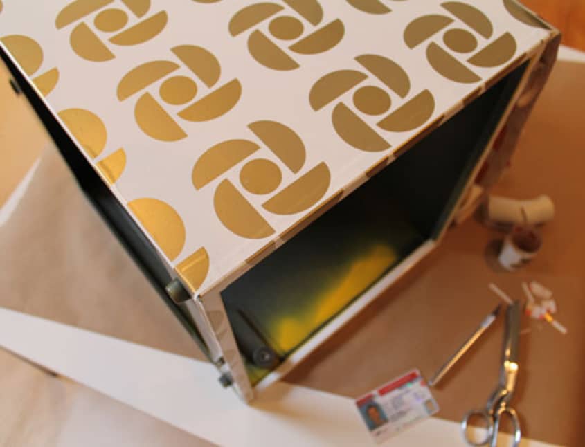 Before & After: File Box Goes for the Gold | Apartment Therapy